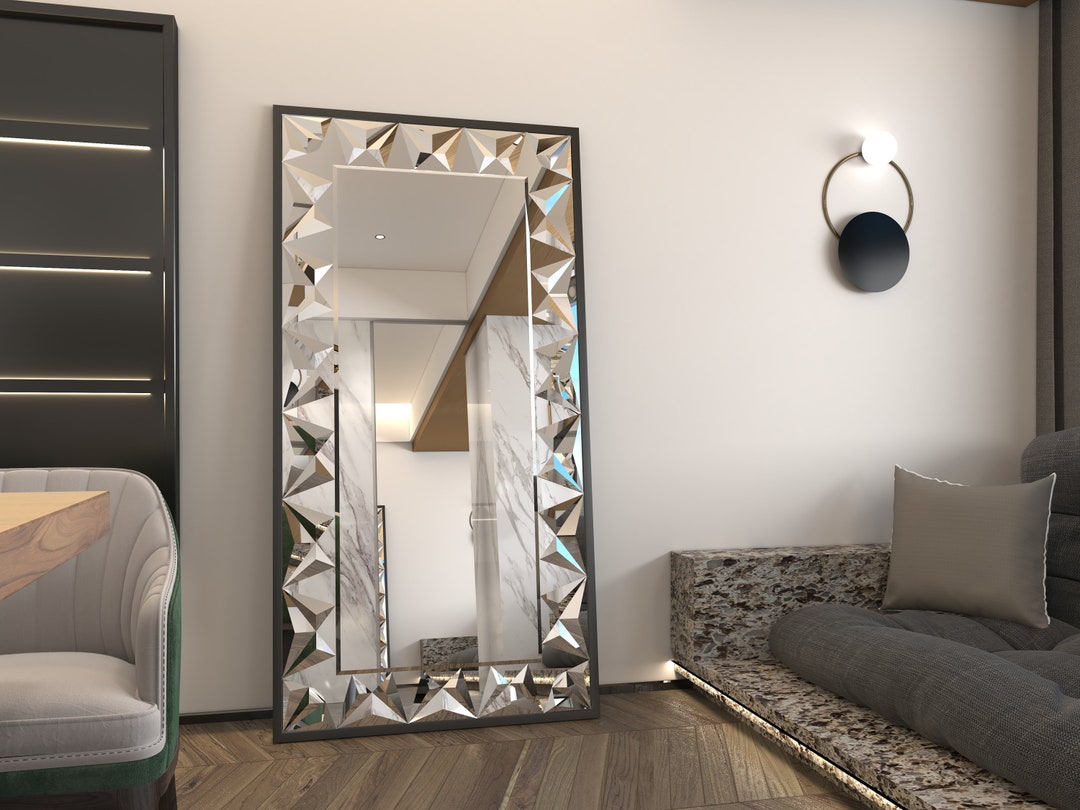 LARGE WALL MIRROR - Full Length Wall Mirror, Floor Mirror, Design ...