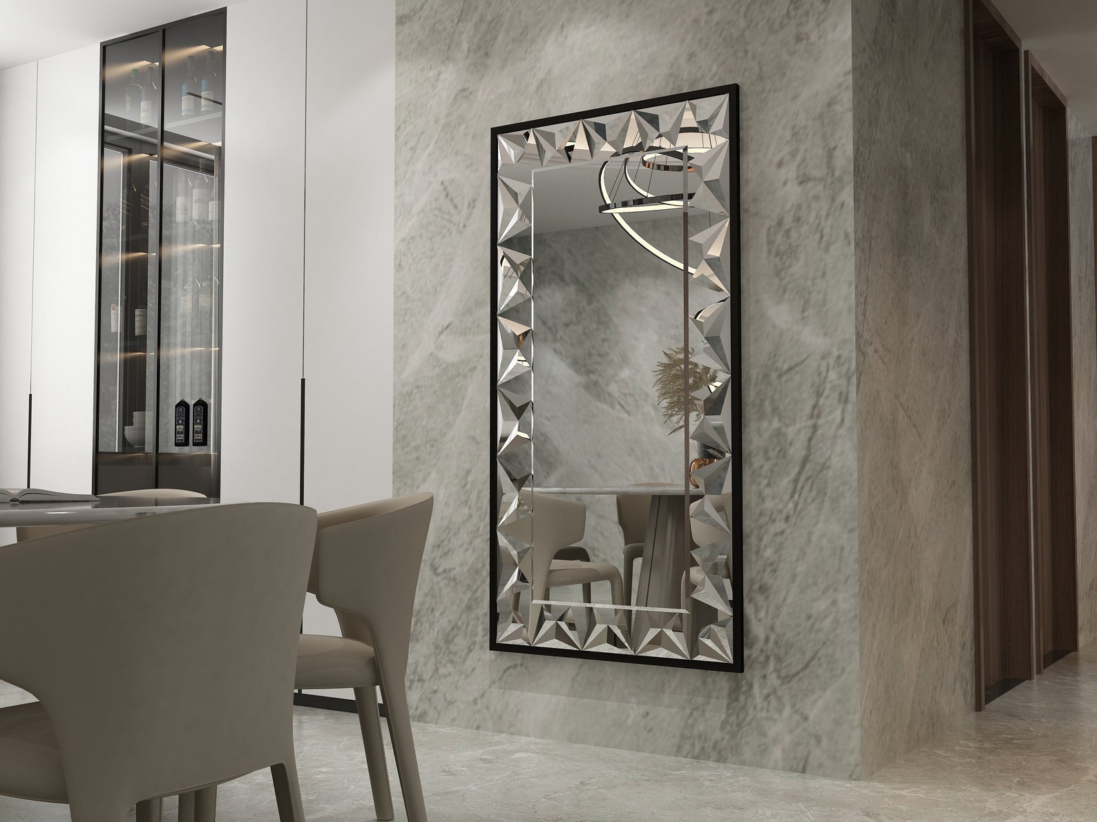 Distinctive Rectangular Wall Mirror for Elegant Homes - Chic Vanity ...