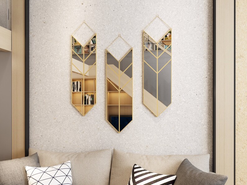 Stylish Wall Trio Boho Wall Art Set for Bathroom Vanity & Room Décor ...