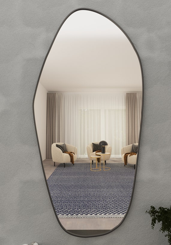 ASYMMETRICAL WALL MIRROR Irregular Mirrors Big Wall Mirror Entrance Mirror Deco Wall Mirror Decal Mirror Vanity Mirror Wall Mirrors Etsy