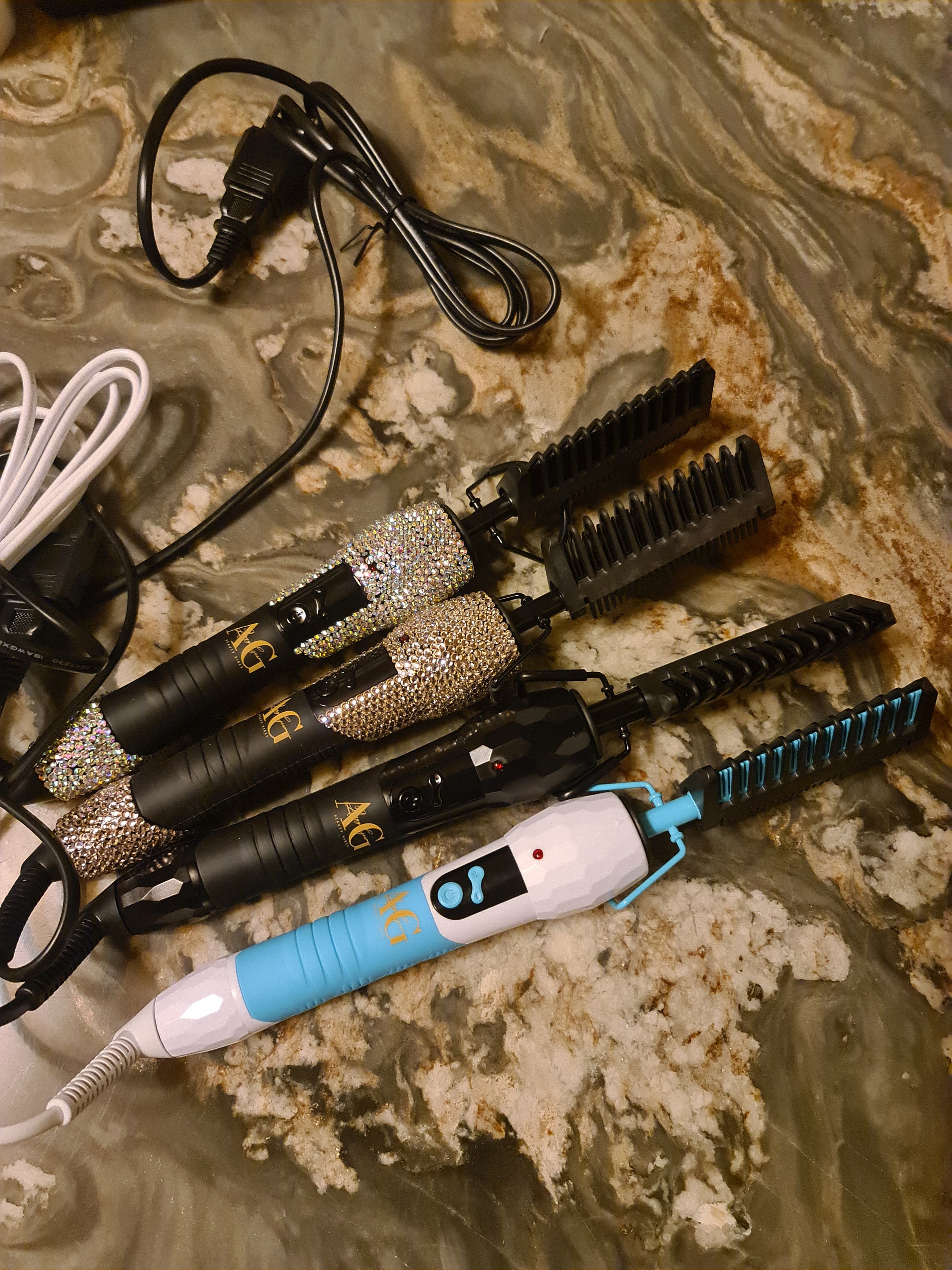 Portable Hot Comb for Hair, Efficient Detangling & Styling Pressing ...