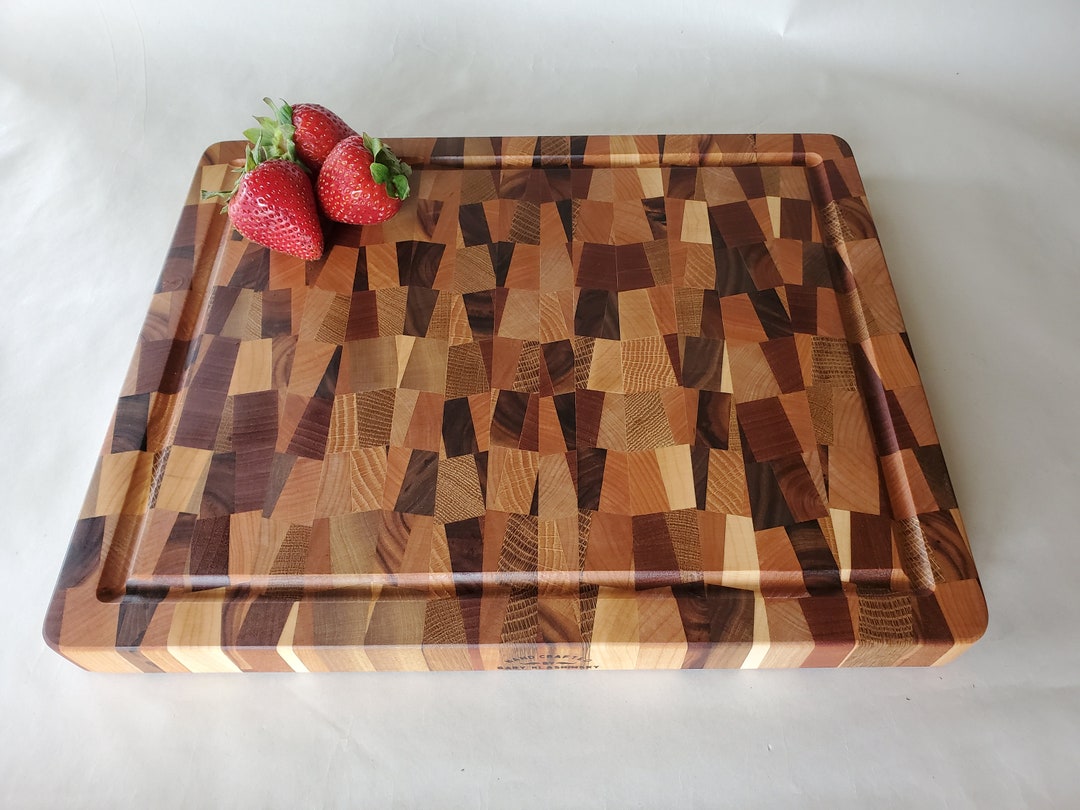 End Grain Cutting Chopping And/or Charcuterie Board, Food Safe Finish ...