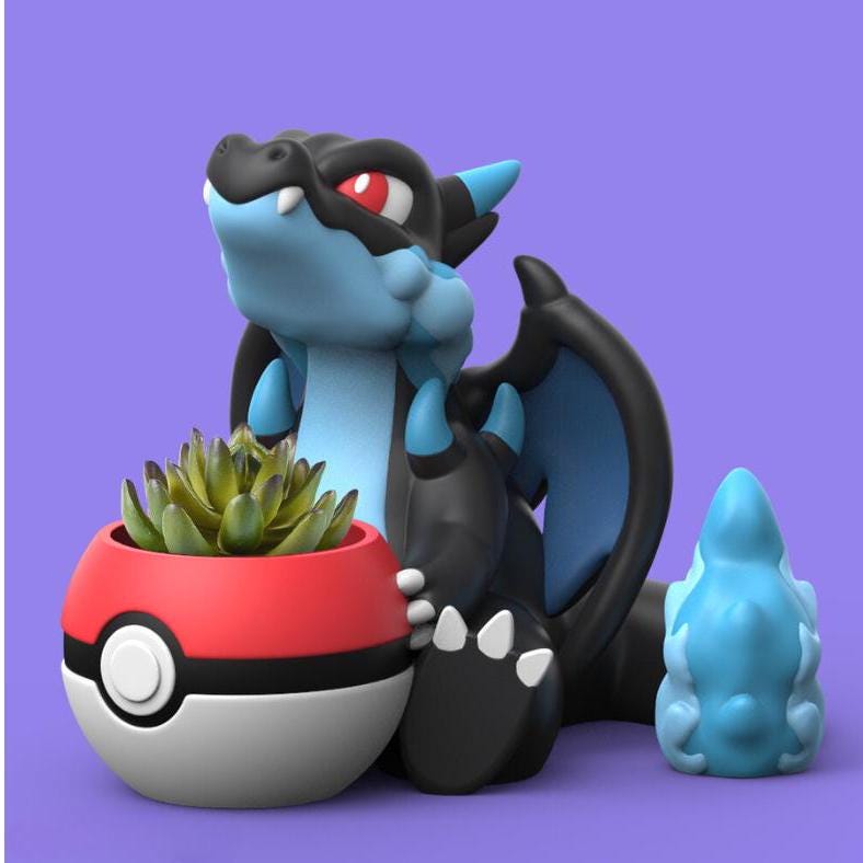 Pokemon Planter STL File Bundle Pack, Pokemon Files - Pikachu ...