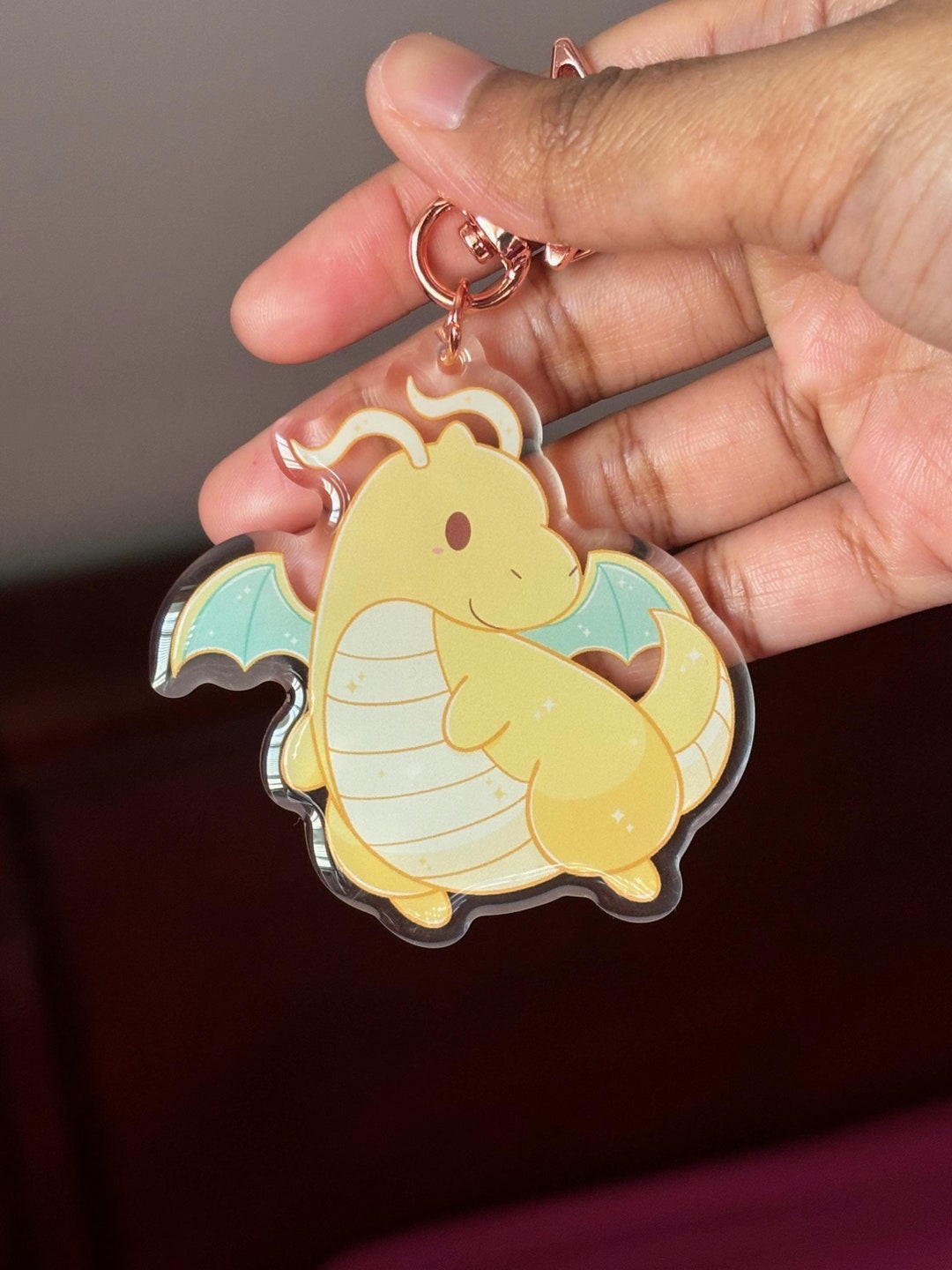 Dragonite Acrylic Keychain - Etsy