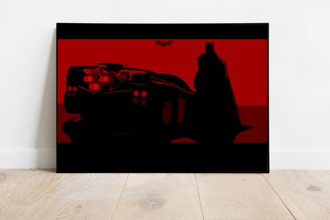 The Batman 2022 Digital Painting / Ferrari F50 Fine Art Posters - Etsy