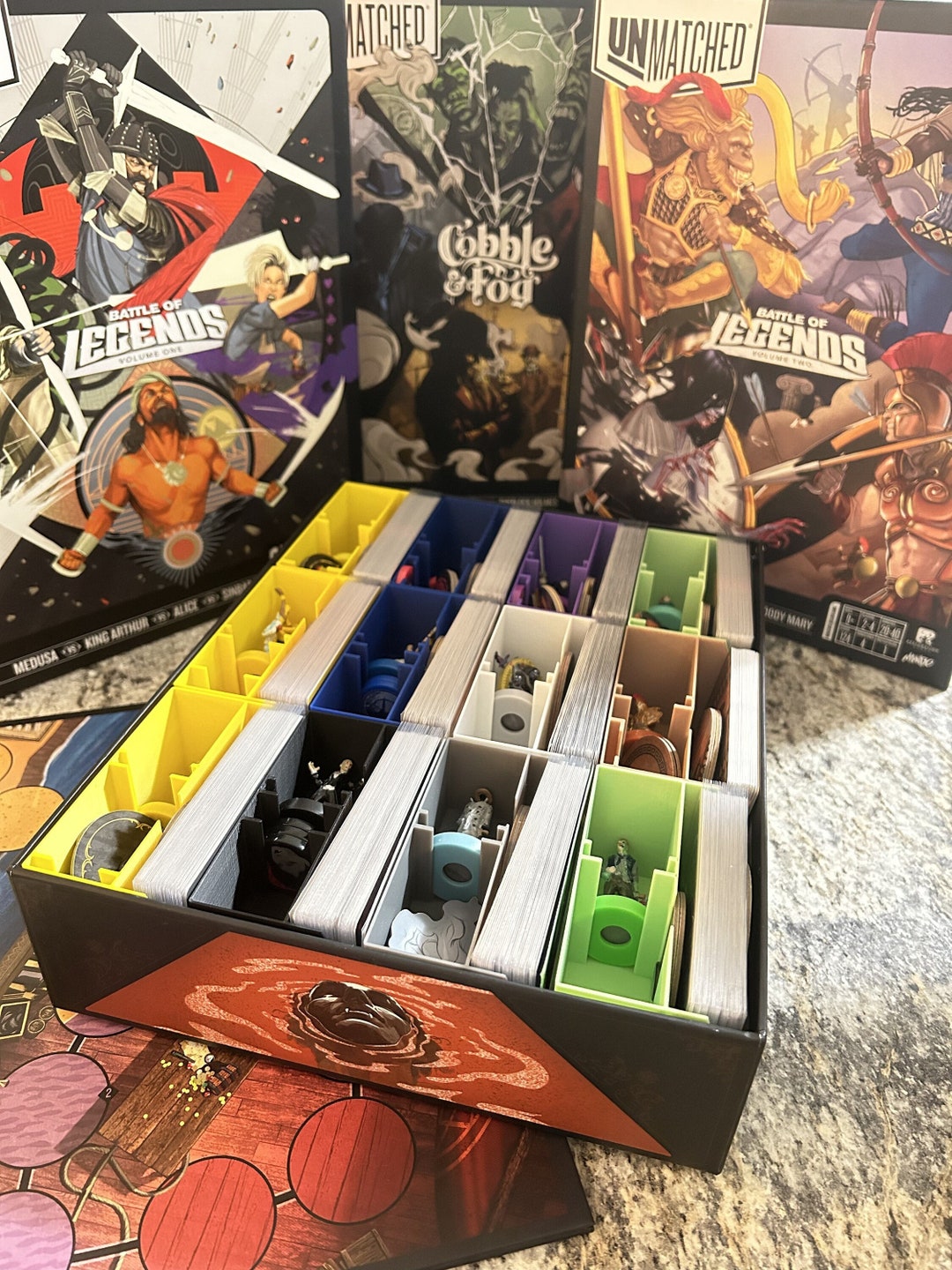 Unmatched Organizer/insert - 12 Characters for 4 Hero Large Box - Etsy