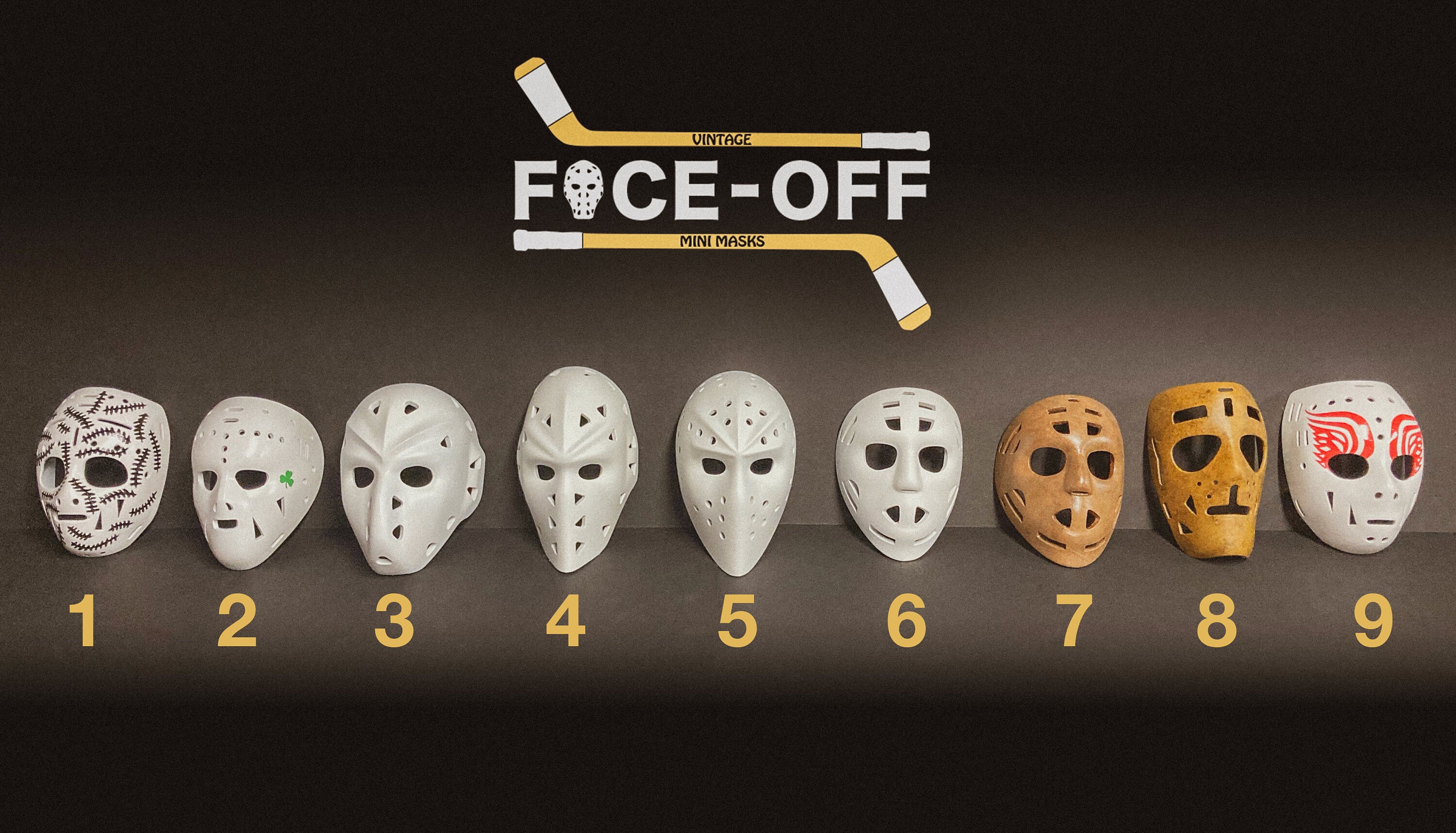 NHL Vintage Hockey Goalie Mini Masks - Etsy Australia