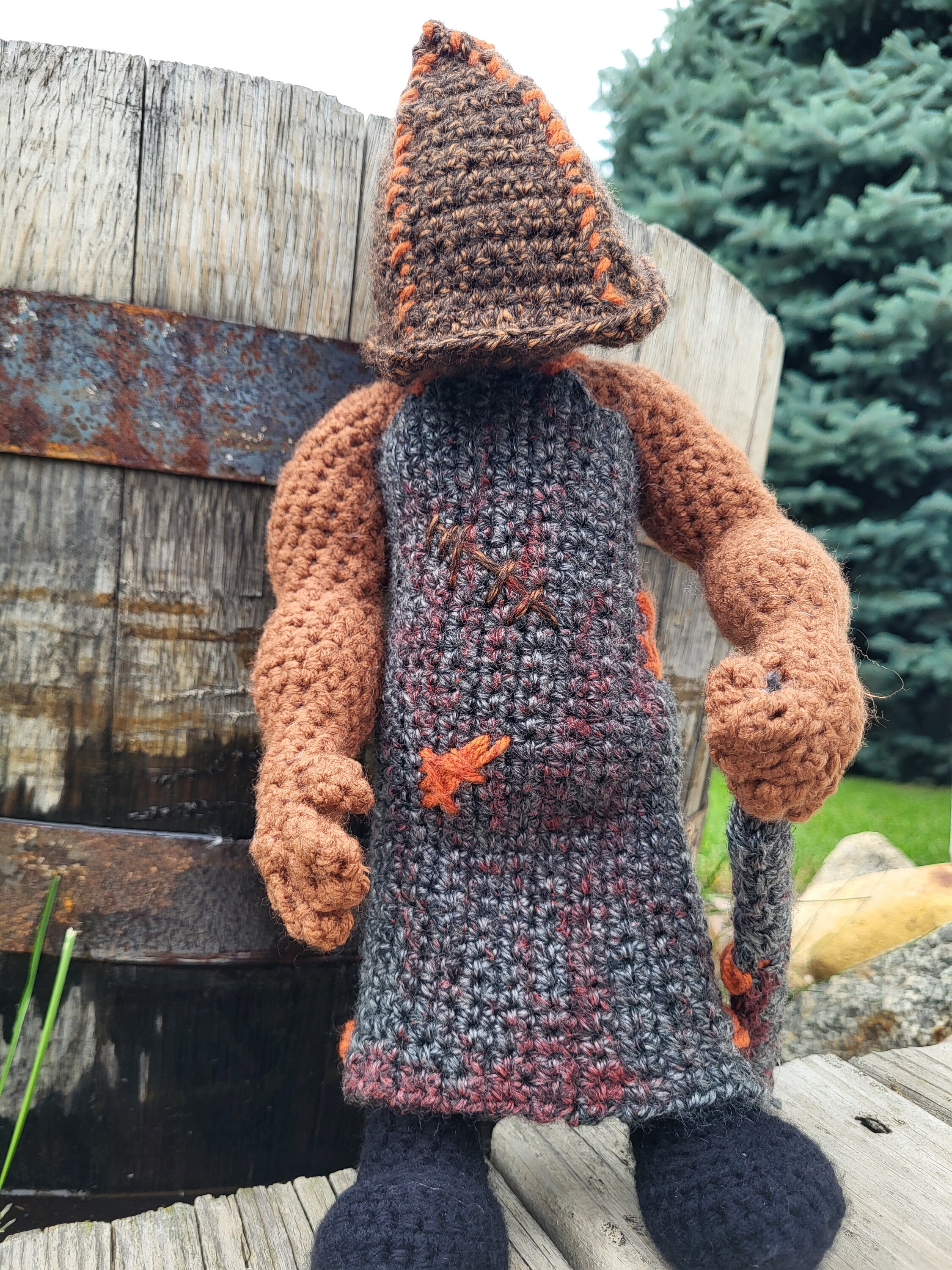 Pyramid Head Crochet Pattern - Etsy
