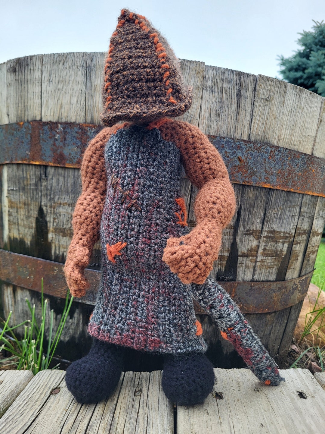 Pyramid Head Crochet Pattern - Etsy