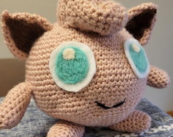 KNITTING PATTERN Jigglypuff Inspired Choc Orange Cover or 9 Cms Toy - Etsy