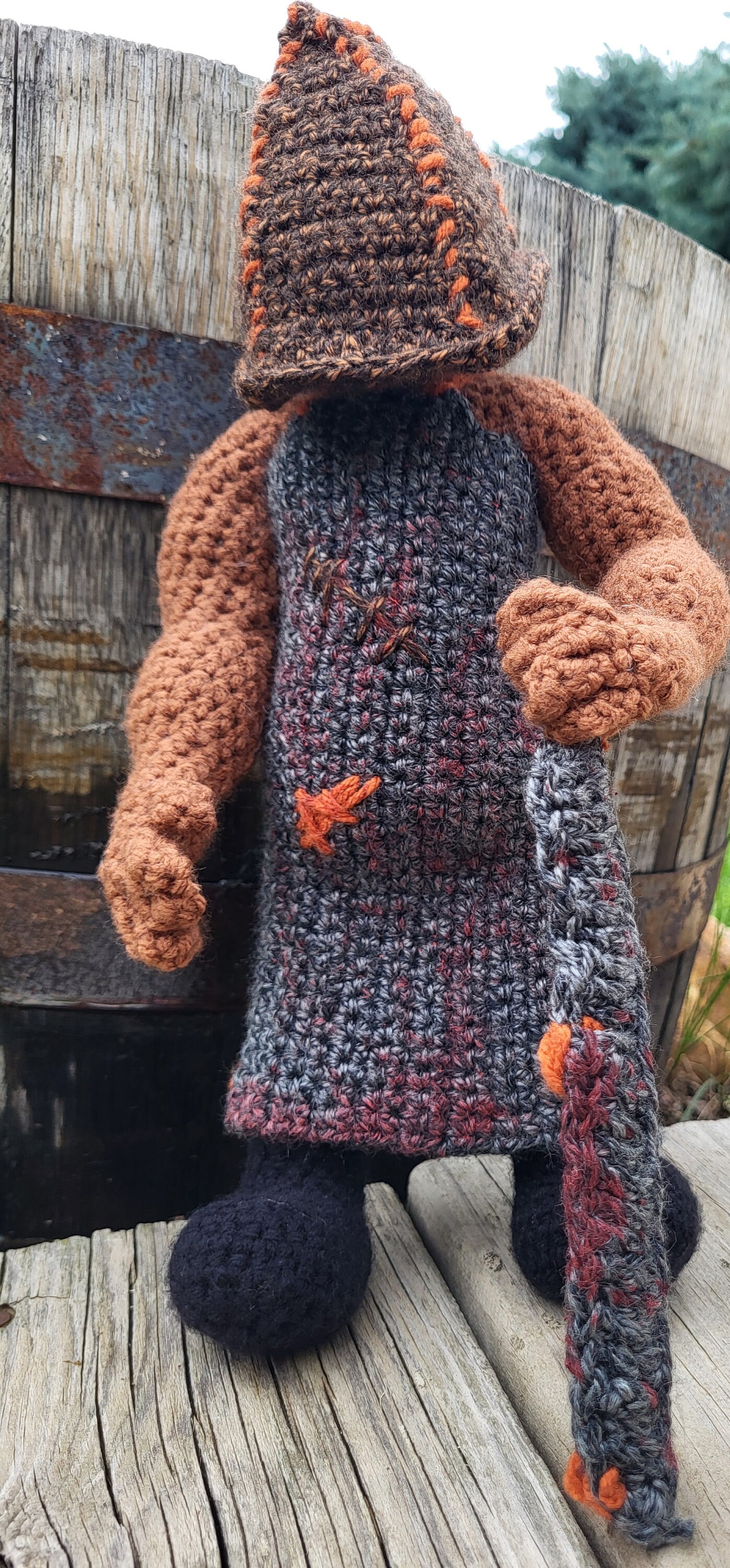 Pyramid Head Crochet Pattern - Etsy