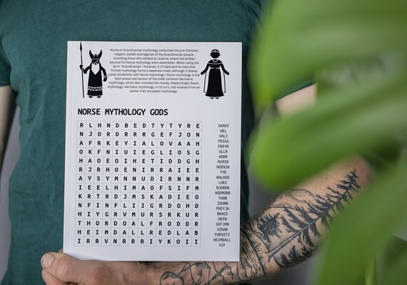 Norse Gods Word Search You'll Never Believe What NSFW Word