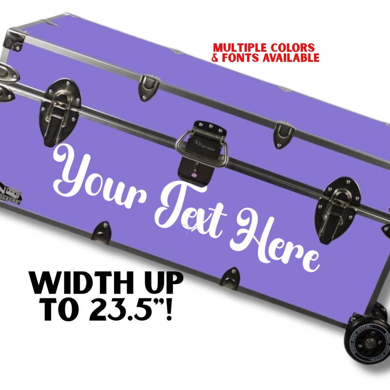 Travel Trunk Sticker - Etsy