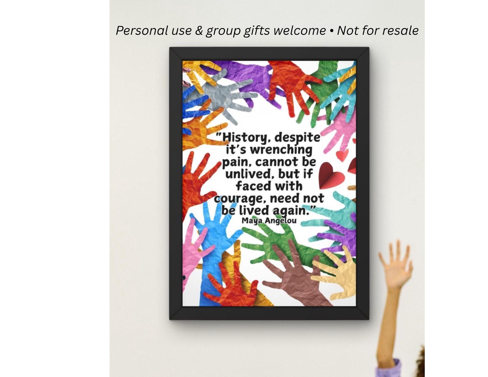 Maya Angelou Quote Poster – Black History Month Classroom Decor ...