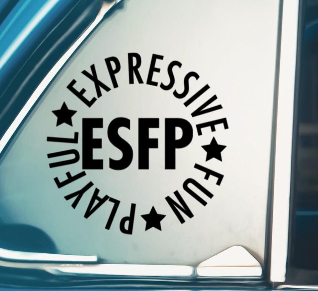Decal - ESFP Entertainer – MBTI Car Decal | Fun Vinyl Personality ...