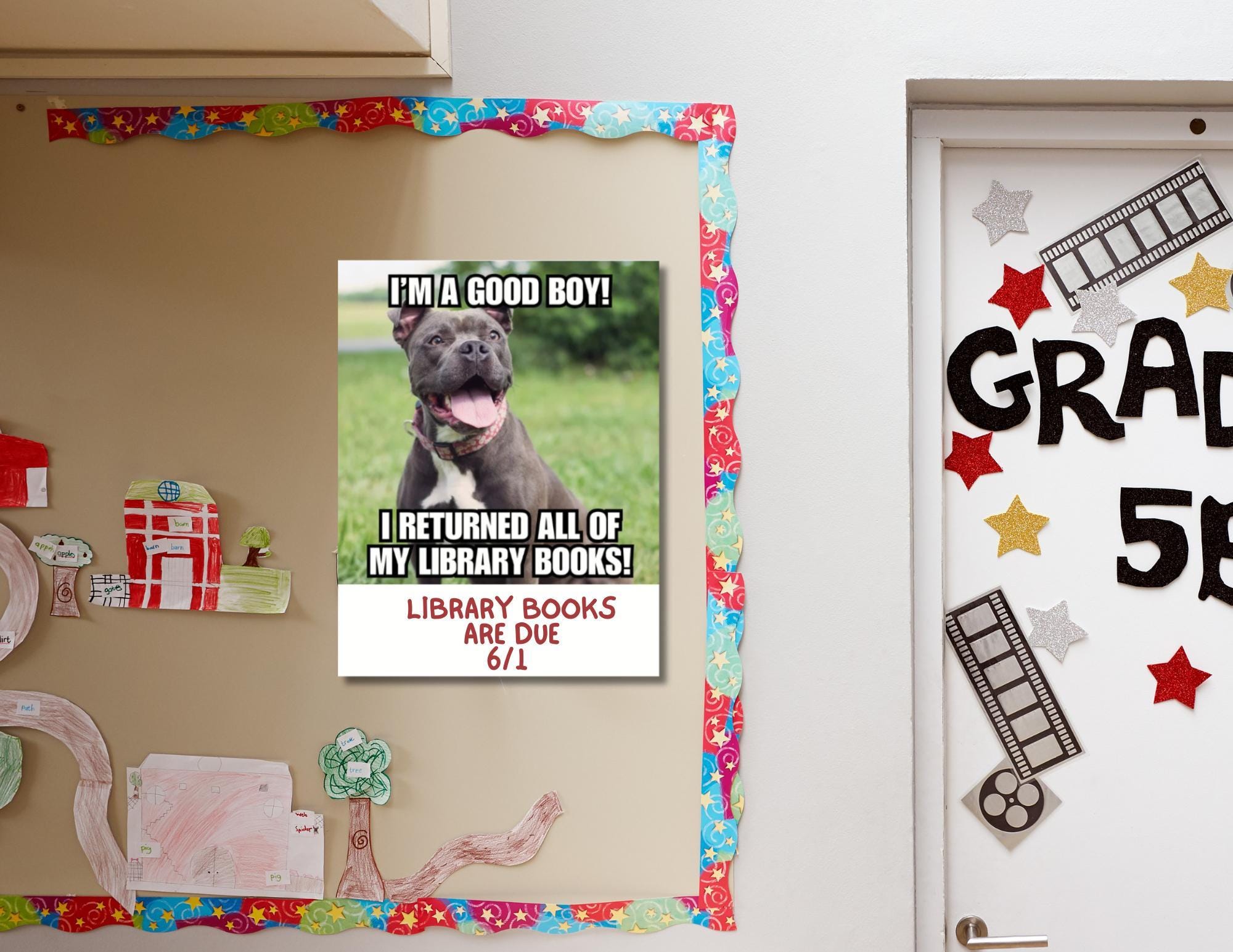 Return Library Book Memes Printable – Digital Download – Reusable ...