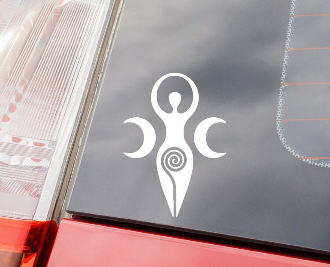 Decal - Spiral Moon Goddess Car Decal Window Decal Mirror Decal Sticker ...