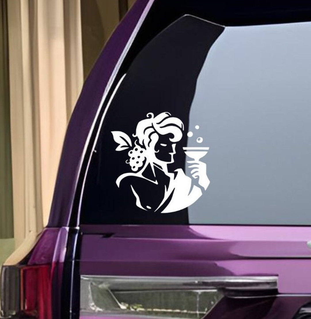 Decal DIONYSUS God Car Decal Window Decal Mirror Decal Sticker - Etsy