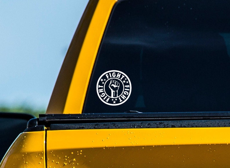 Patriotic Fist Decal - Bold Vinyl Sticker for Cars & Tumblers - Gift ...