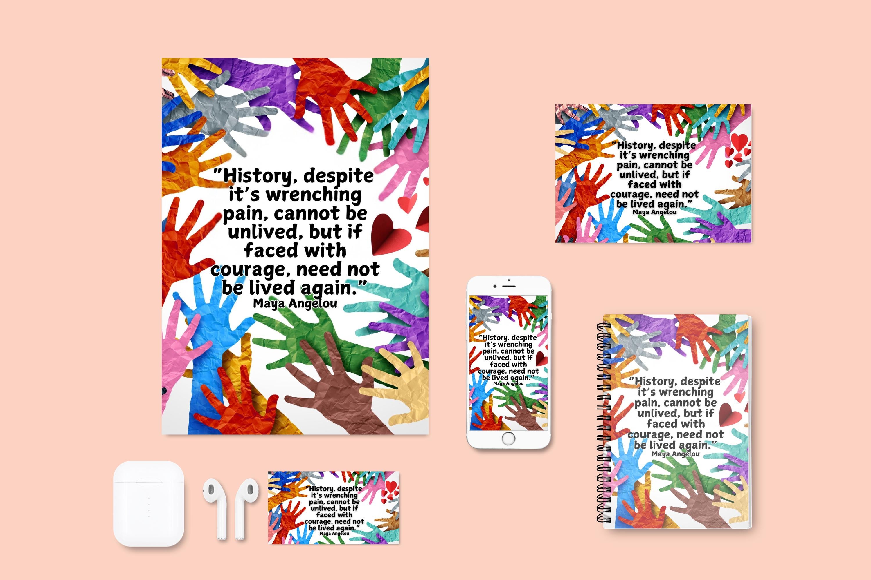 Maya Angelou Quote Poster – Black History Month Classroom Decor ...