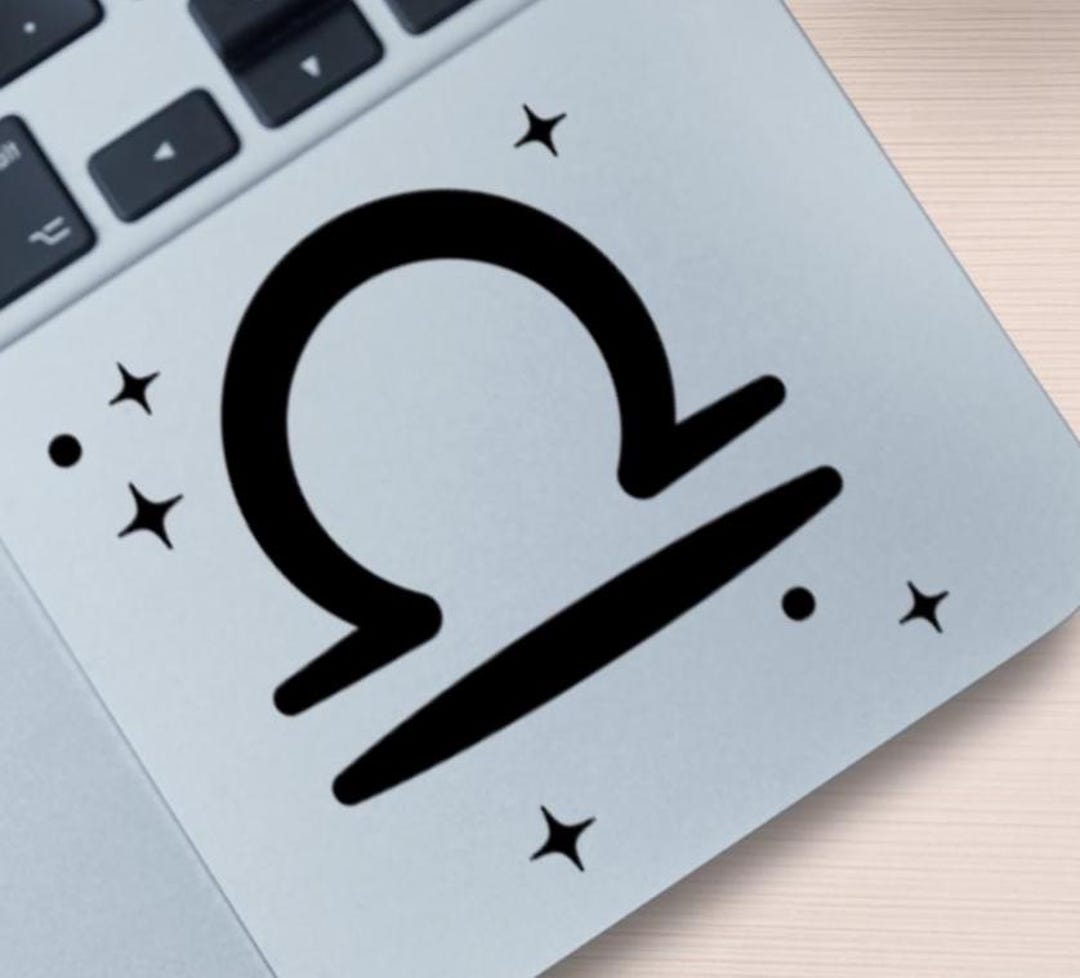 Libra Symbol Vinyl Decal – Sep 23 - Oct 22 - Minimal Astrology Car ...