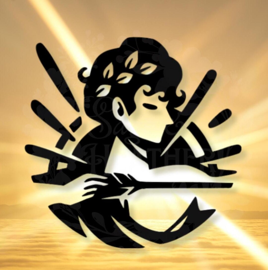 Apollo Archer Vinyl Decal: Greek Mythology God Sticker - Etsy