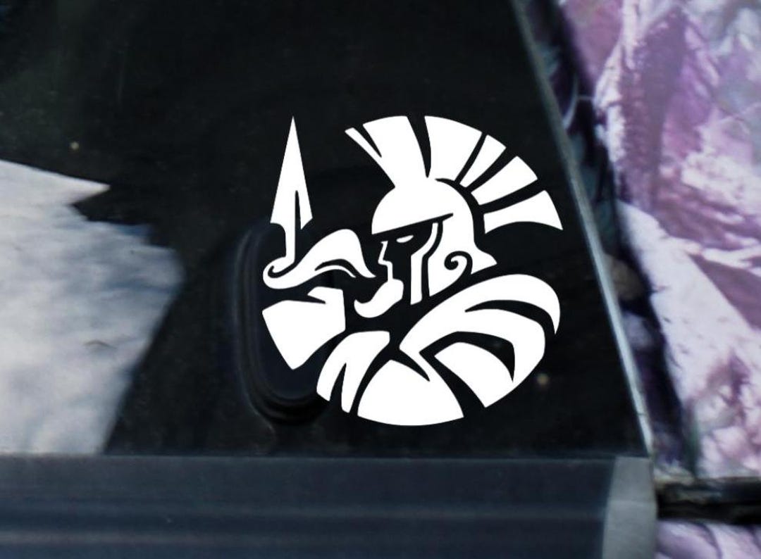 ARES Greek God Decal – Fierce War God Vinyl Sticker for Laptops, Cars ...