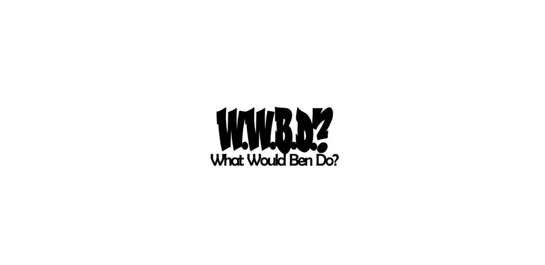 Decal W.W.B.D What WOULD Ben shapiro Do Car Decal Window Decal Mirror ...