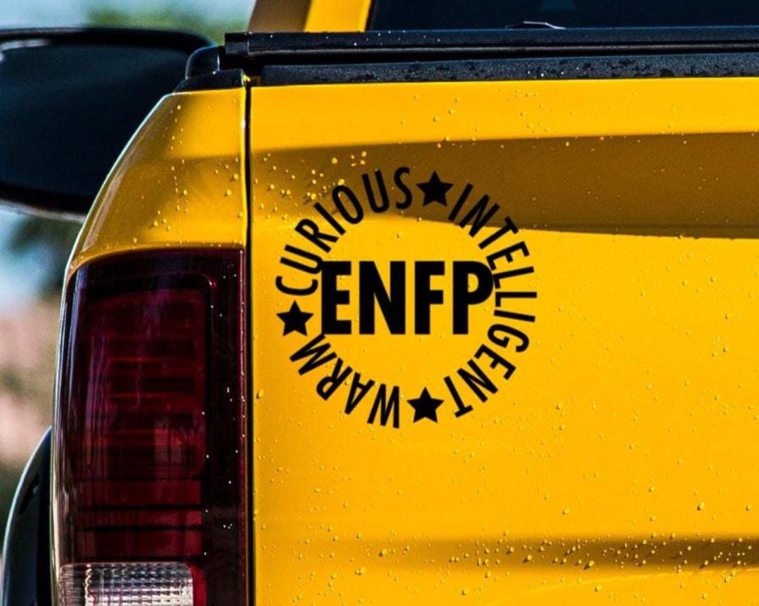 Decal - ENFP Vinyl Car Decal – Fun & Free-spirited MBTI Sticker ...
