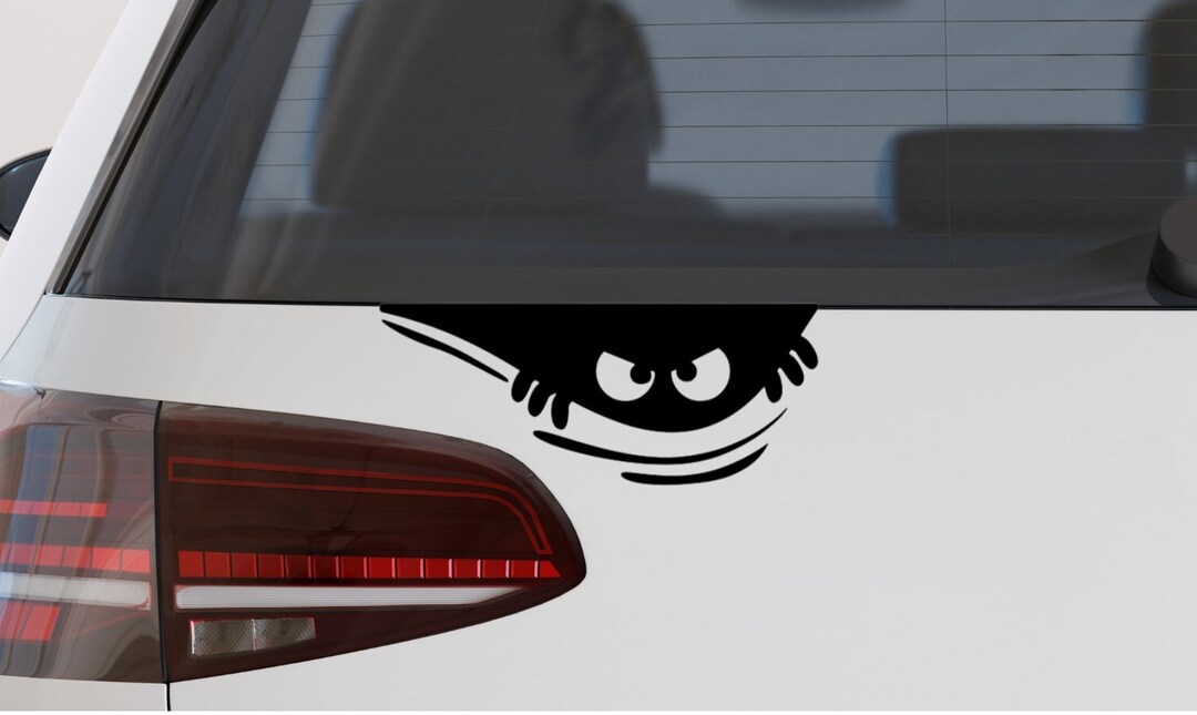Buy Decal No Peeking Car Decal Window Decal Mirror Sticker Water Bottle ...