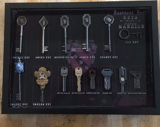 Resident Evil 1 Key Collection - Etsy UK