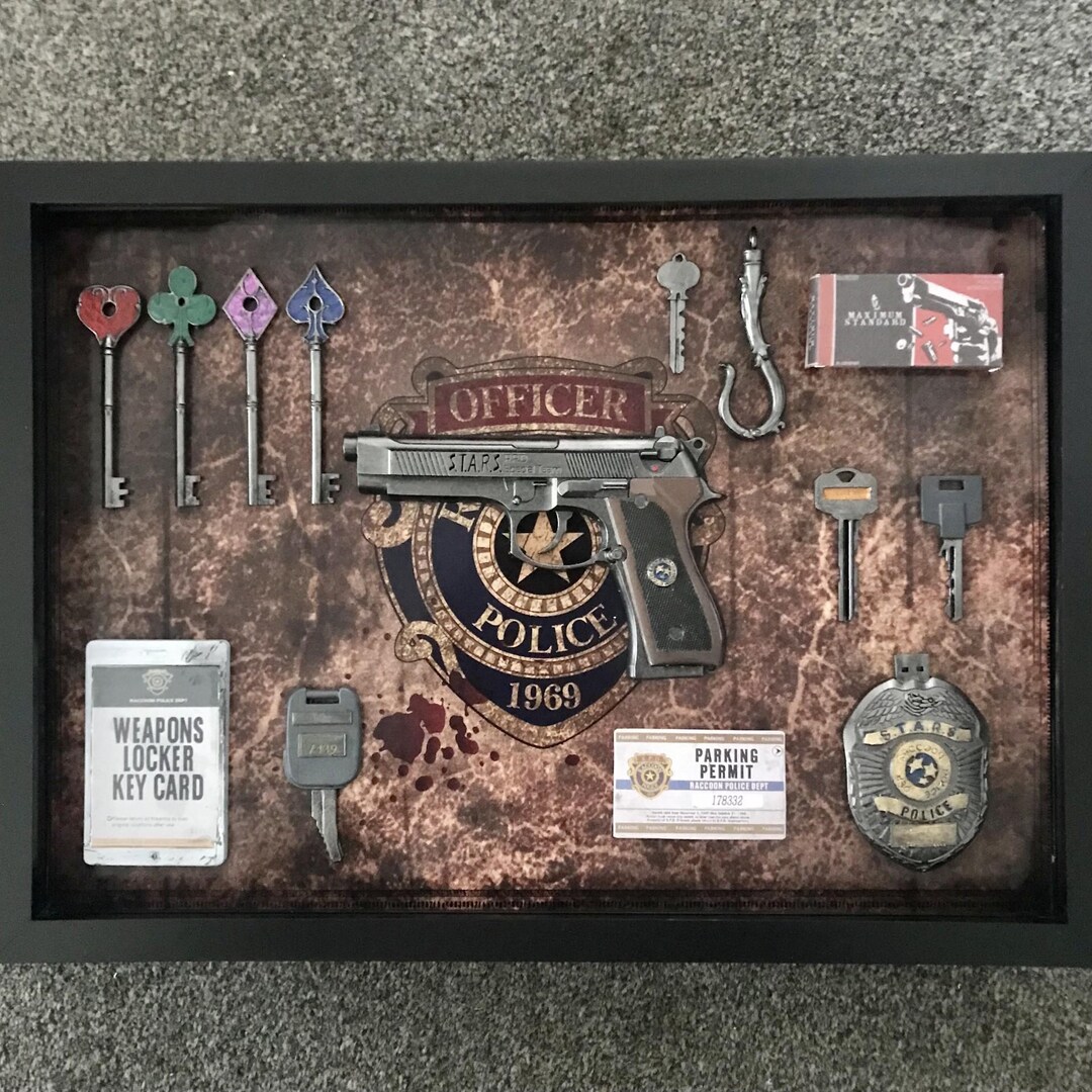 Resident Evil 2 Remake Key Collection Plus Samurai Edge, Locker Keycard ...