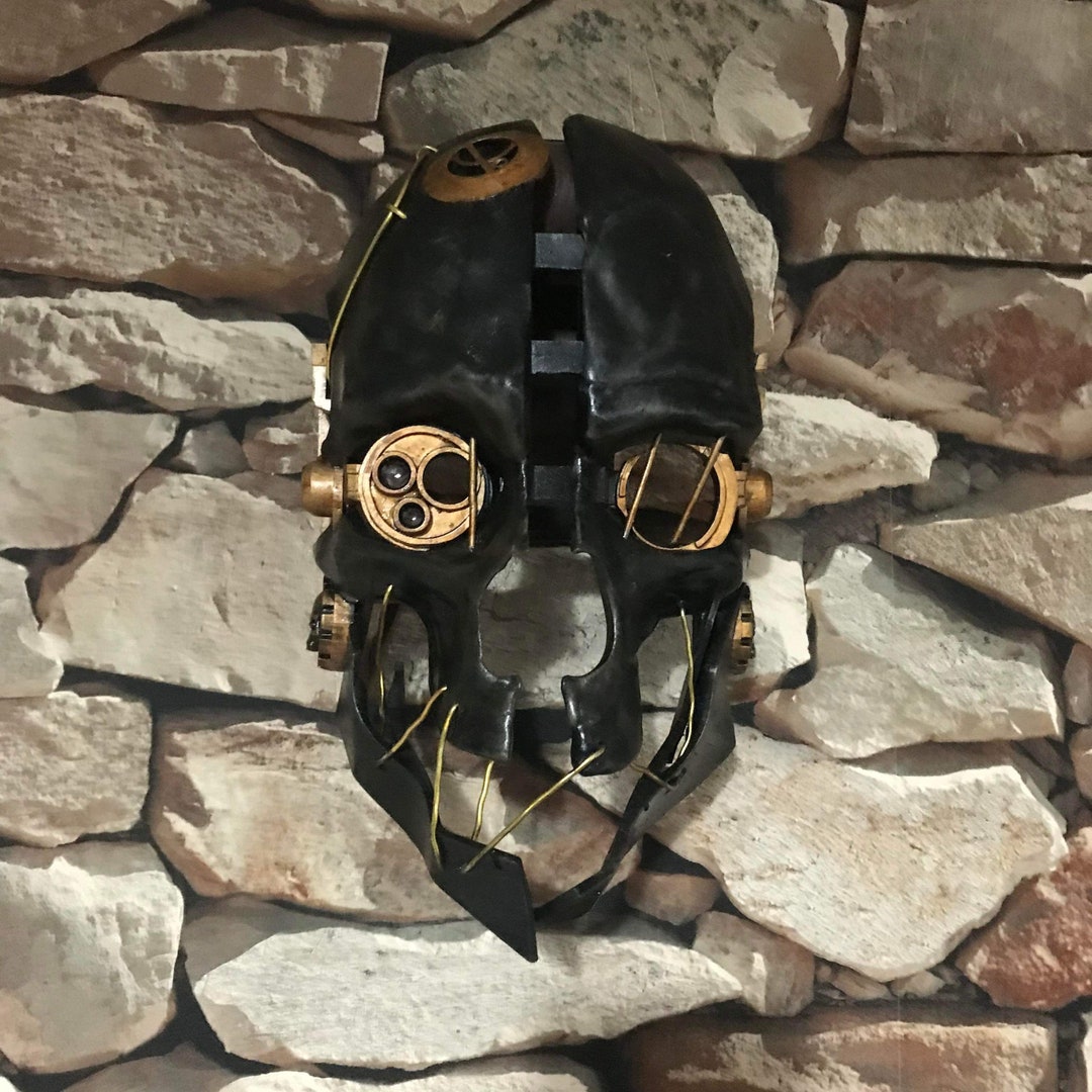 Dishonoured Corvo Mask Display Wall Mount Dishonoured Mask. Handmade ...