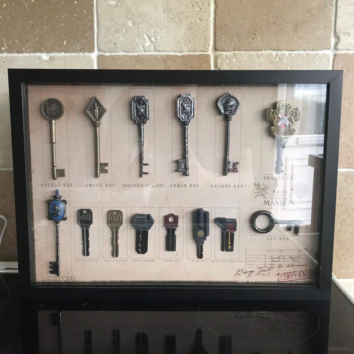 Resident Evil 1 Key Collection - Etsy UK