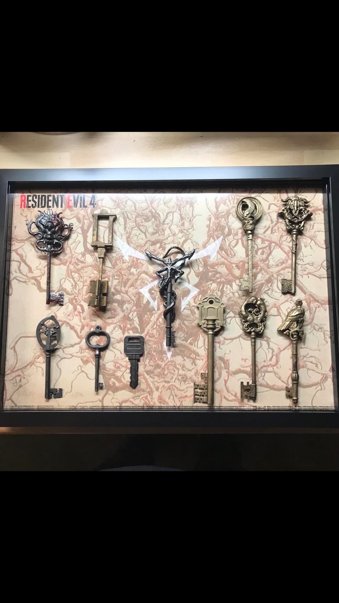 Resident Evil 4 Full Key Collection Solid Resin Keys Ultimate ...