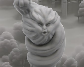 Dragonborn Warrior Miniature, 50/28mm Scale, Dungeon and Dragons ...