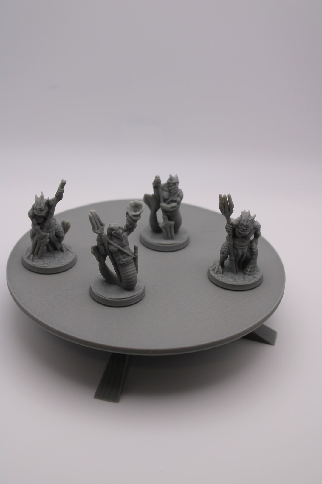 Mer Men Warriors Miniatures 4 Pack, 28mm Scale, Dungeon and Dragons ...