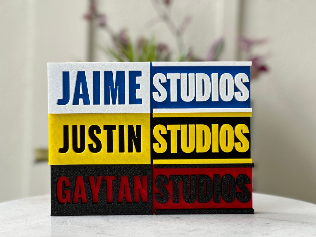 Marvels Gift for Men: Custom Name Plate for Desk | Mancave Decor ...