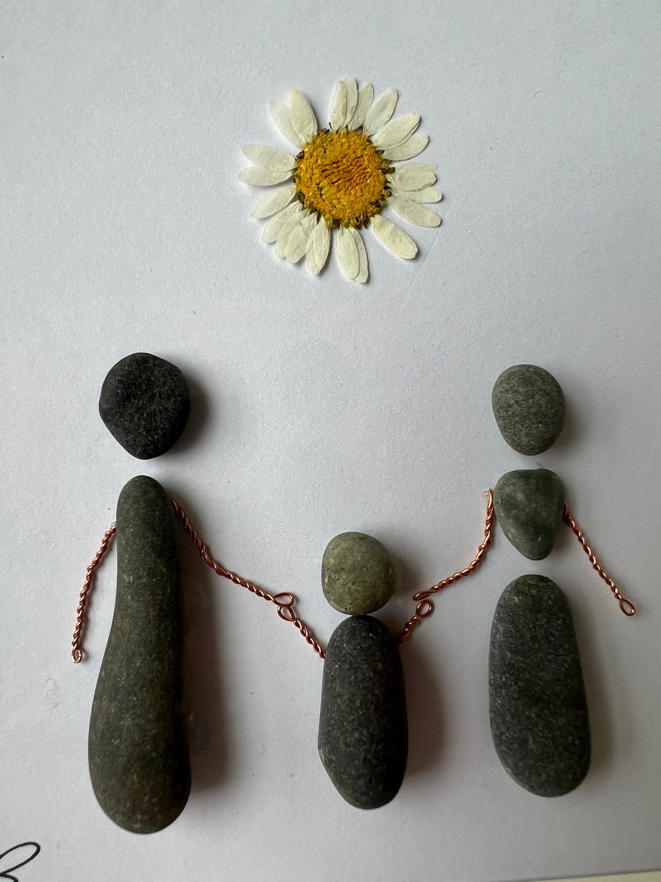 Framed Rock Art Family in Shadow Box Frame - Etsy