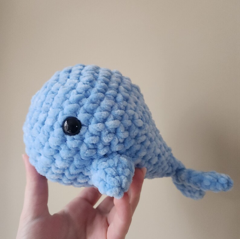 Crochet Amigurumi Whale Plush, Sea Animal Toy, Gifts for Kids, Gifts ...