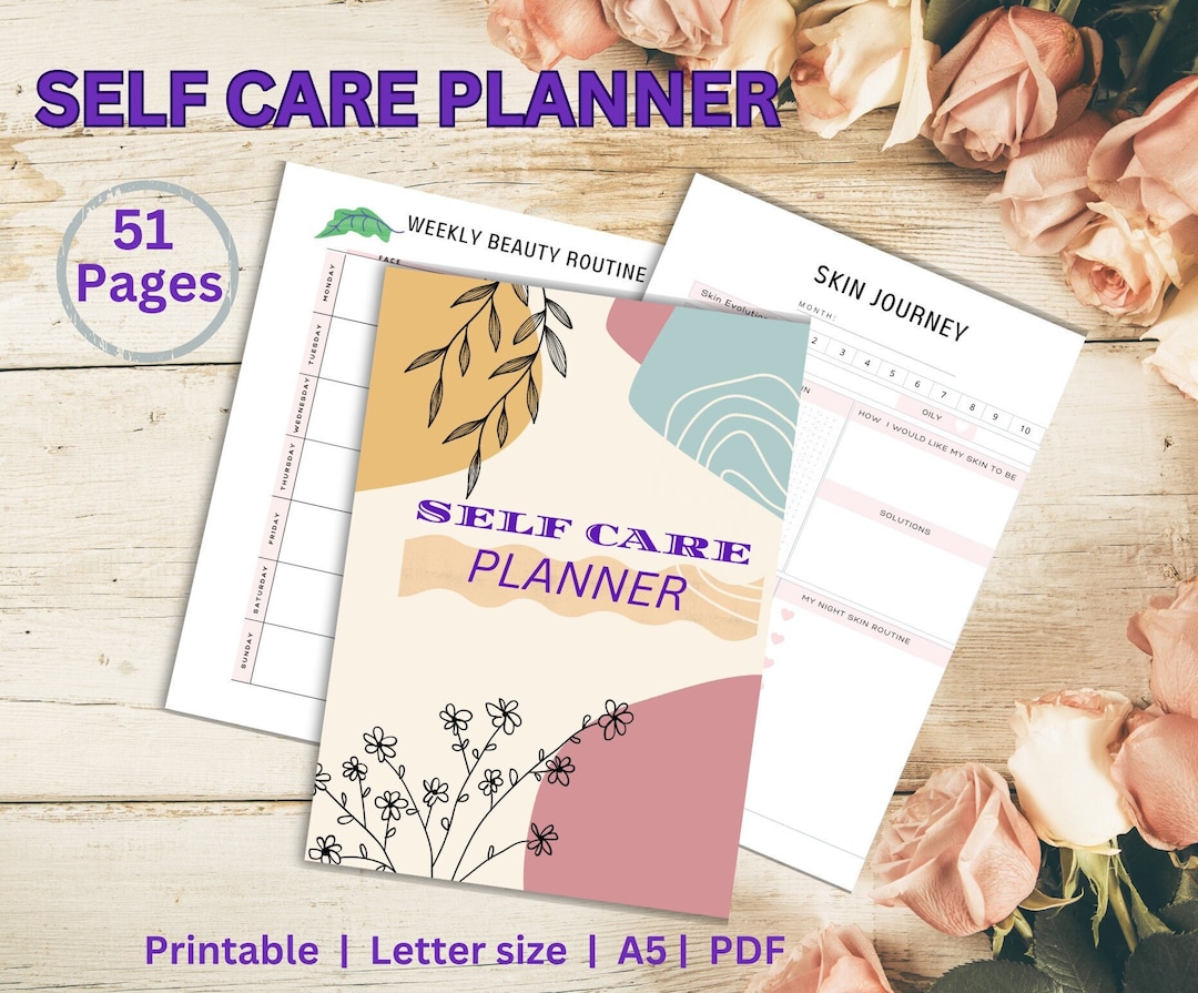 Self Care Planner, Mental Health Journal, Self Care Checklist ...