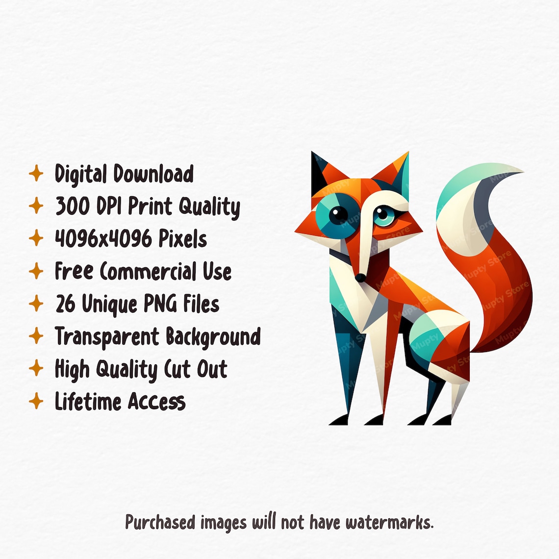 Cubism Art Quirky Animals, Animals Art Print, Cubism Art Animals ...