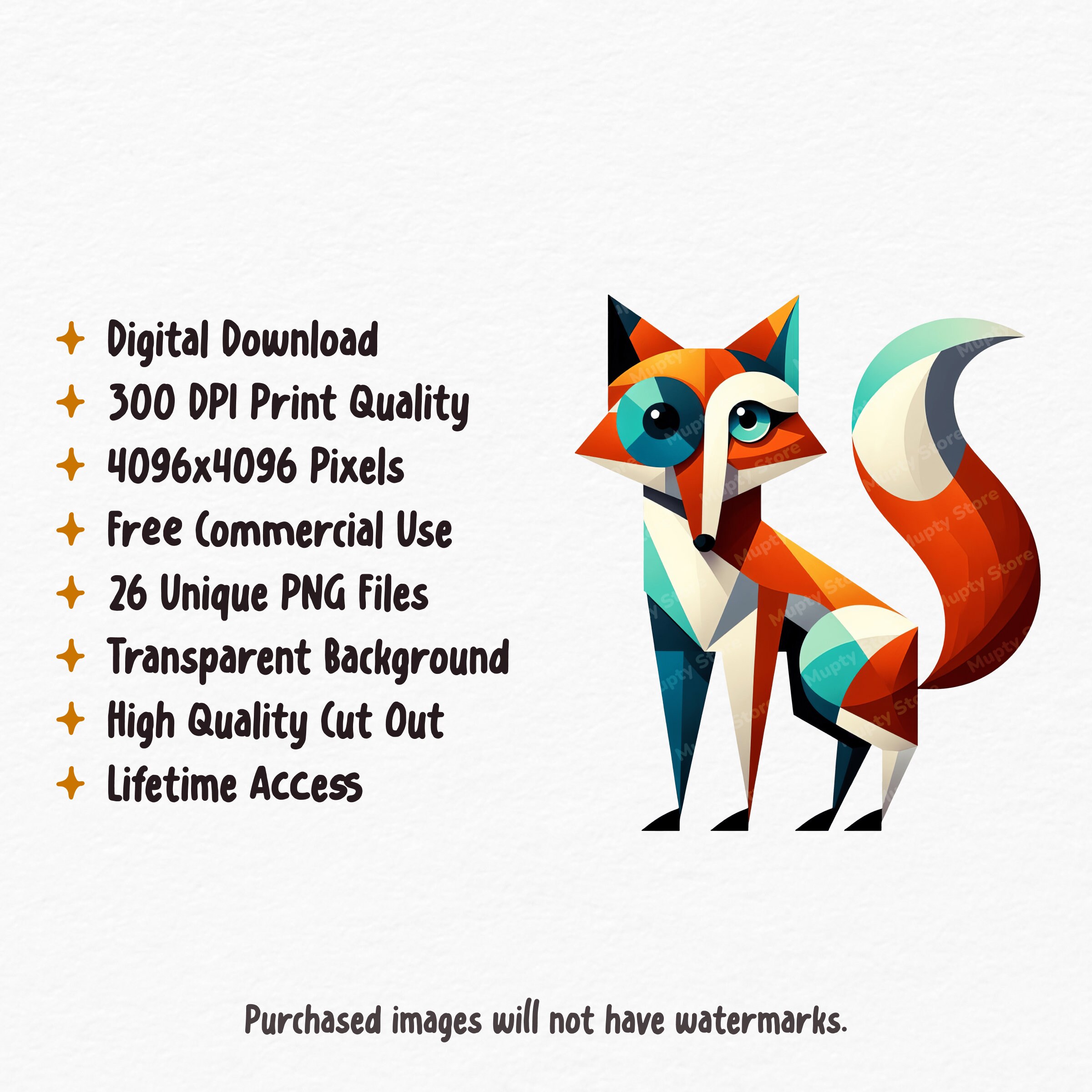 Cubism Art Quirky Animals, Animals Art Print, Cubism Art Animals ...