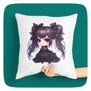 Gothic Grumpy Characters Clipart, Gothic Clipart, Gothic Chibi ...