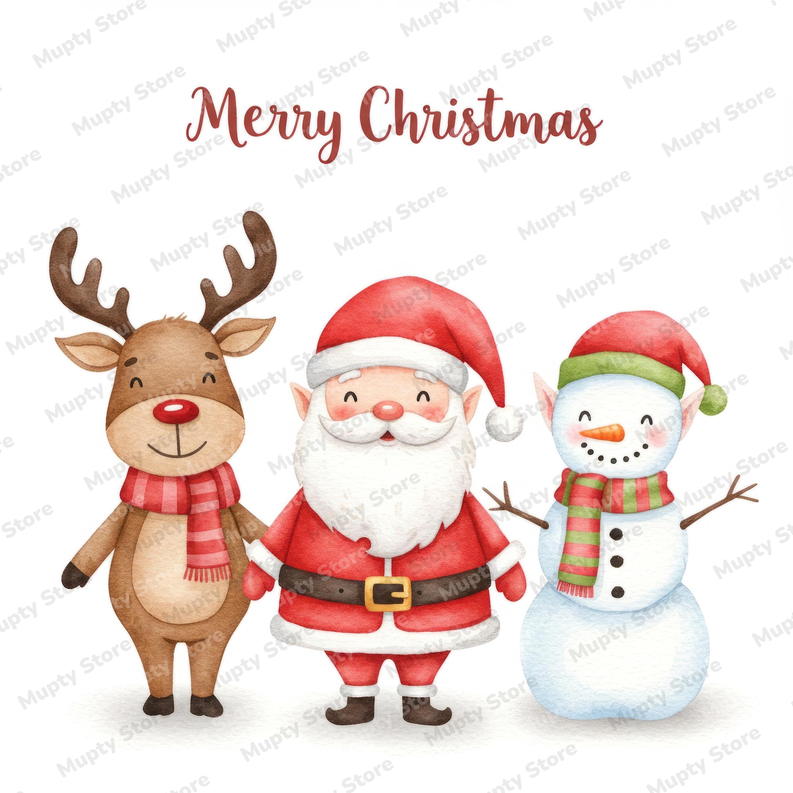 14 Christmas Bundle Clipart Pack PNG, Chirstmas PNG, Festive Holiday ...