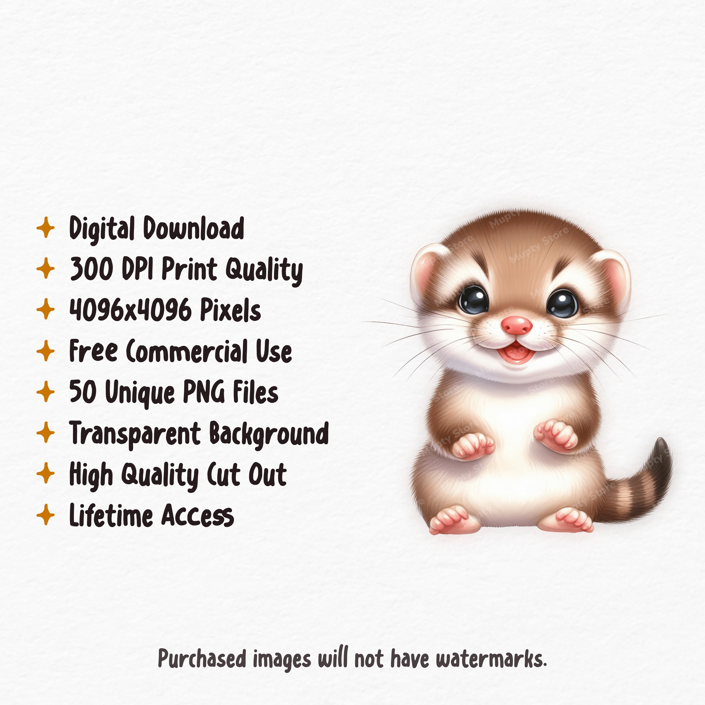 Watercolor Baby Animals, Cute Animal PNG Clipart, Watercolor Animals ...