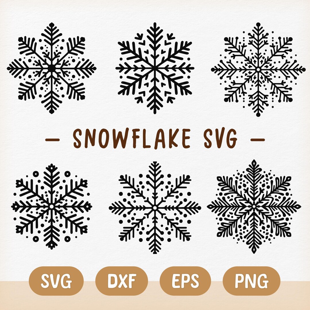 Snowflake Svg, Snowflake Cutfile Svg, Winter Svg, Christmas Snowflake ...
