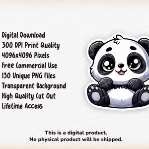 Cute Animals Sticker Bundle, Cute Animal Clipart, Kawaii Animals PNG ...