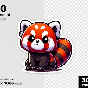 Cute Animals Sticker Bundle, Cute Animal Clipart, Kawaii Animals PNG ...