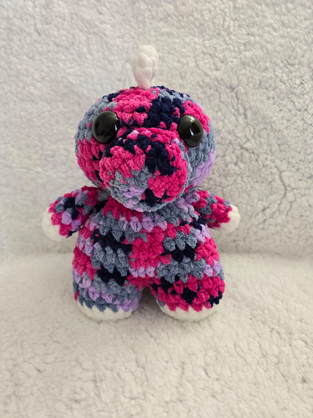 Handmade Crochet Ted the T-rex Stuffy - Etsy